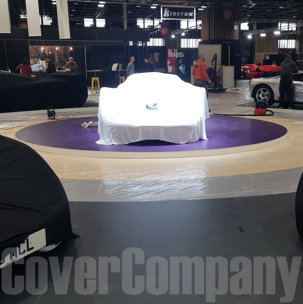 Our Car Reveal Covers at Rétromobile - Cover Company